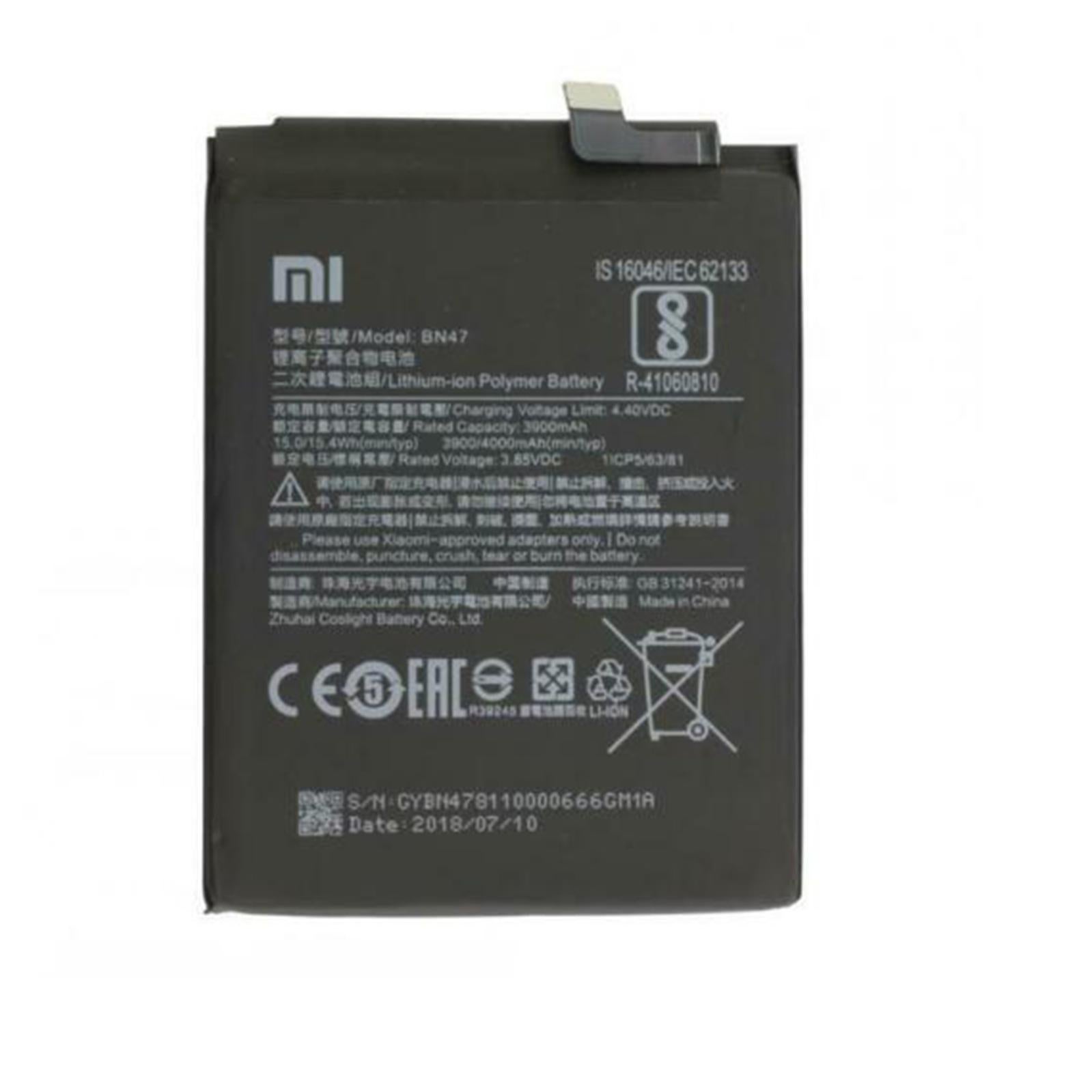 Batteria Pila Originale Xiaomi BN47 Mi A2 Lite M1805D1SG | Leroy Merlin