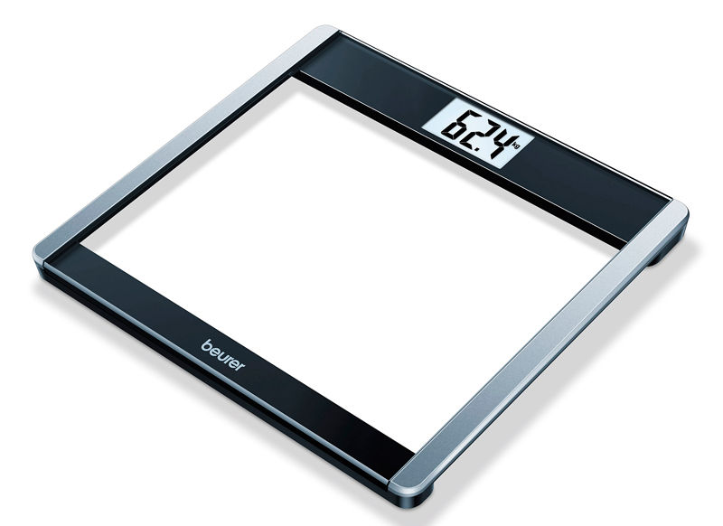 Beurer GS 485 Rectangle Noir Argent Pèse-personne électronique | Leroy ...