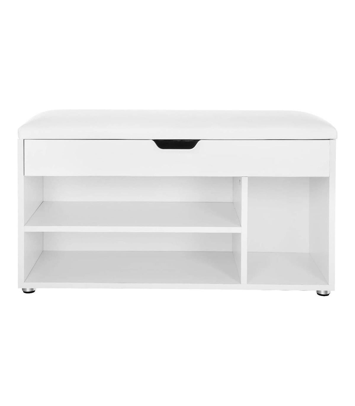 Scarpiera 3 scomparti e 1 cassa con comodo sedile - H44 cm | Leroy Merlin