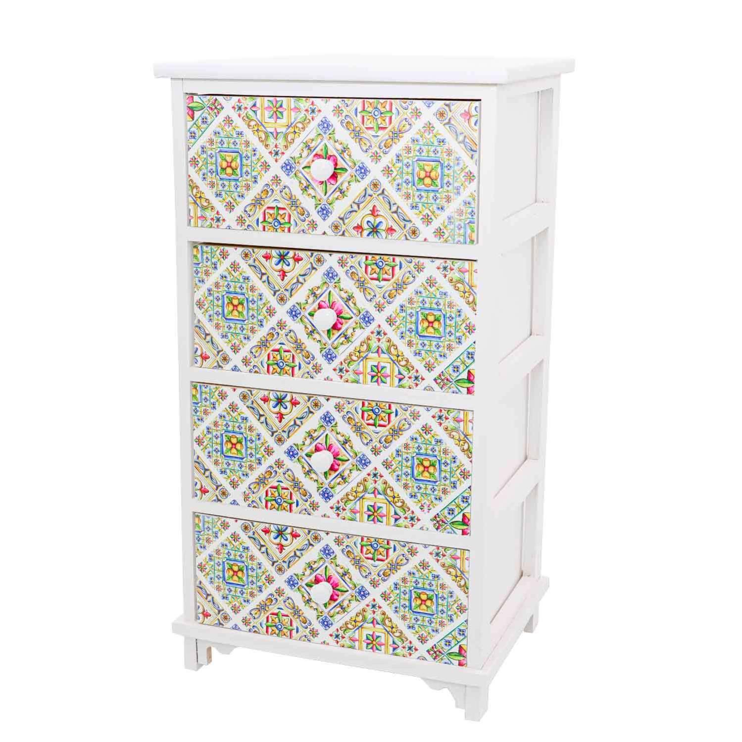 GICOS CASSETTIERA LEGNO 4 CASSETTI 40X29X73 | Leroy Merlin