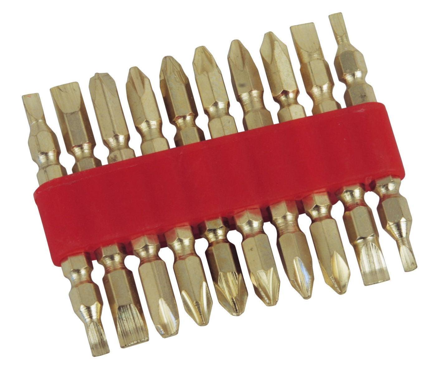 Embouts de vissage doubles dorés 10 Pièces embout visseuse cruciforme ...