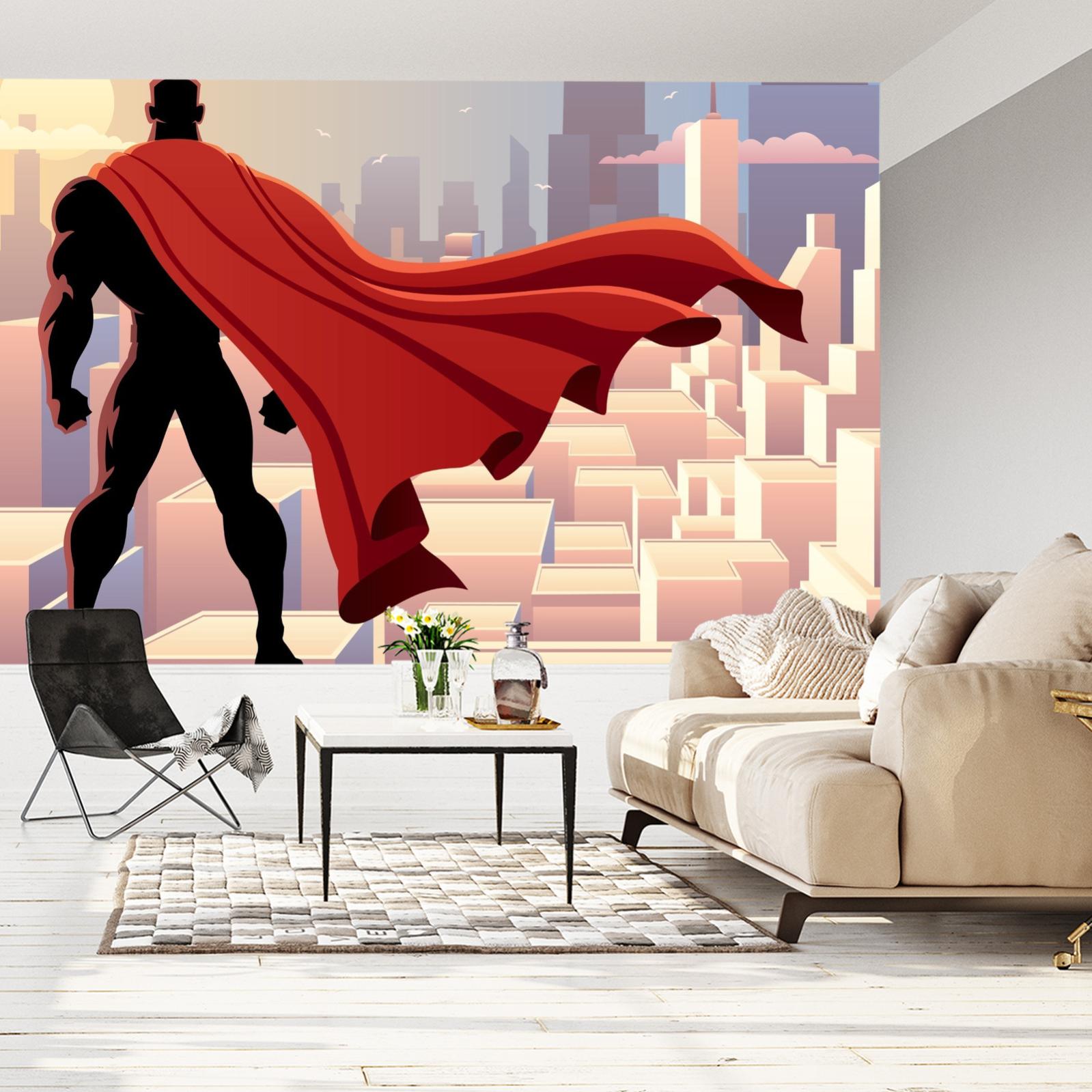 Carta Da Parati Supereroe In Un Mantello- Dimensione: 270x180 cm | Leroy Merlin