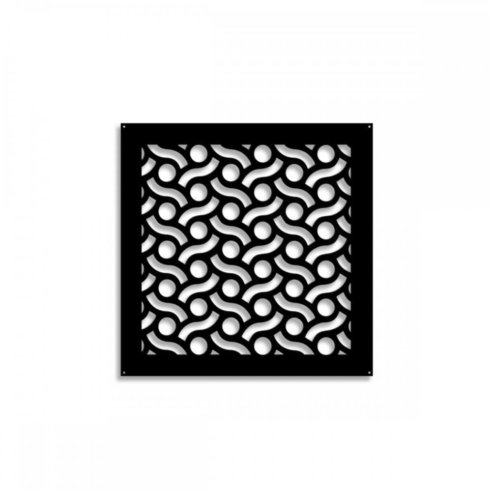 CORPS - Panneau PVC Perforé - Parasol NOIR 98x98 cm Epaisseur 1cm ...