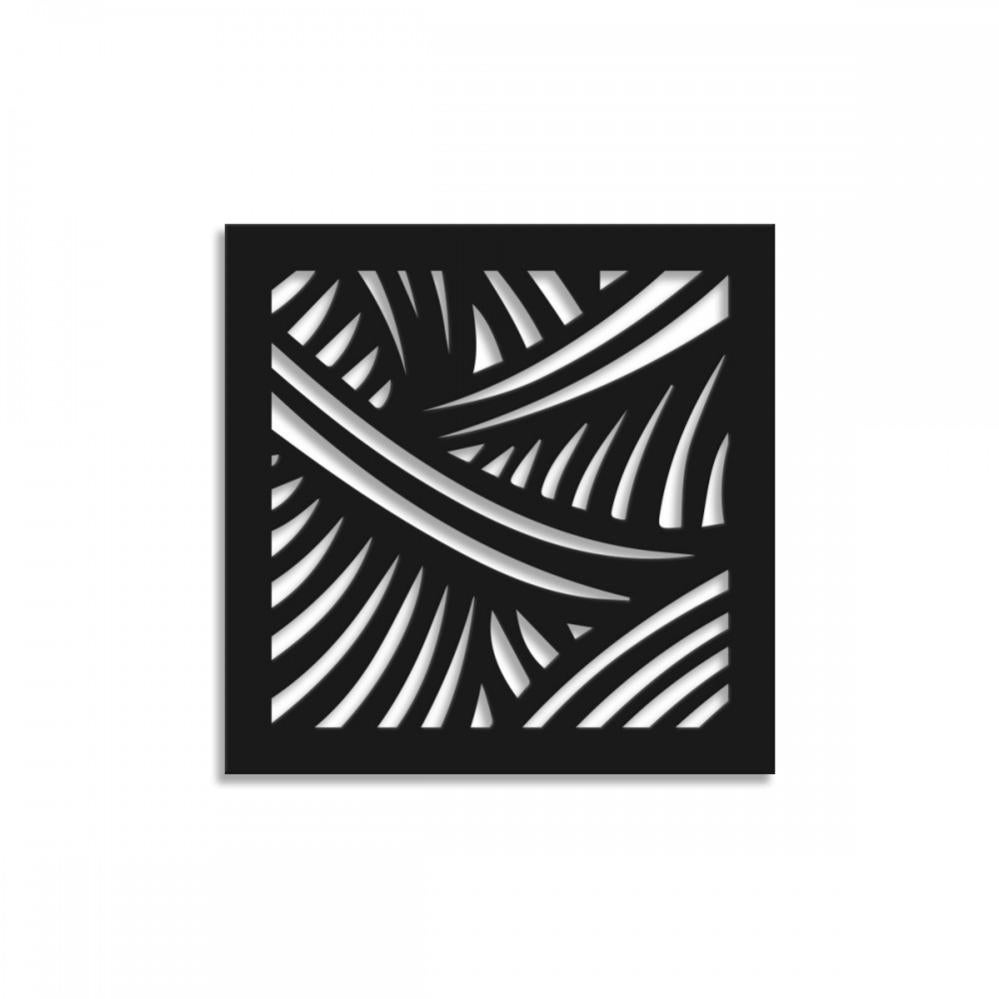 FASCE - Pannello In PVC Traforato - Parasole nero 73x73 cm Spessore 1cm ...
