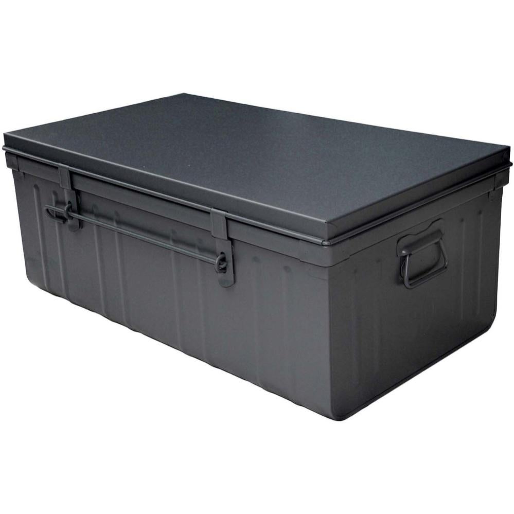 Malle en acier Habitat 100 cm anthracite Pierre Henry | Leroy Merlin