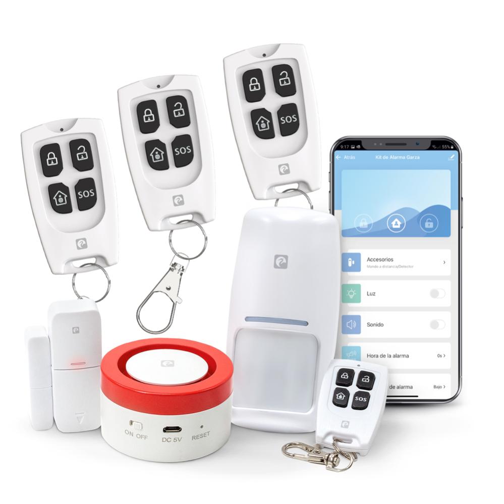 Kit Protección Total Garza: Pack con Kit de alarma + 3 mandos extra ...