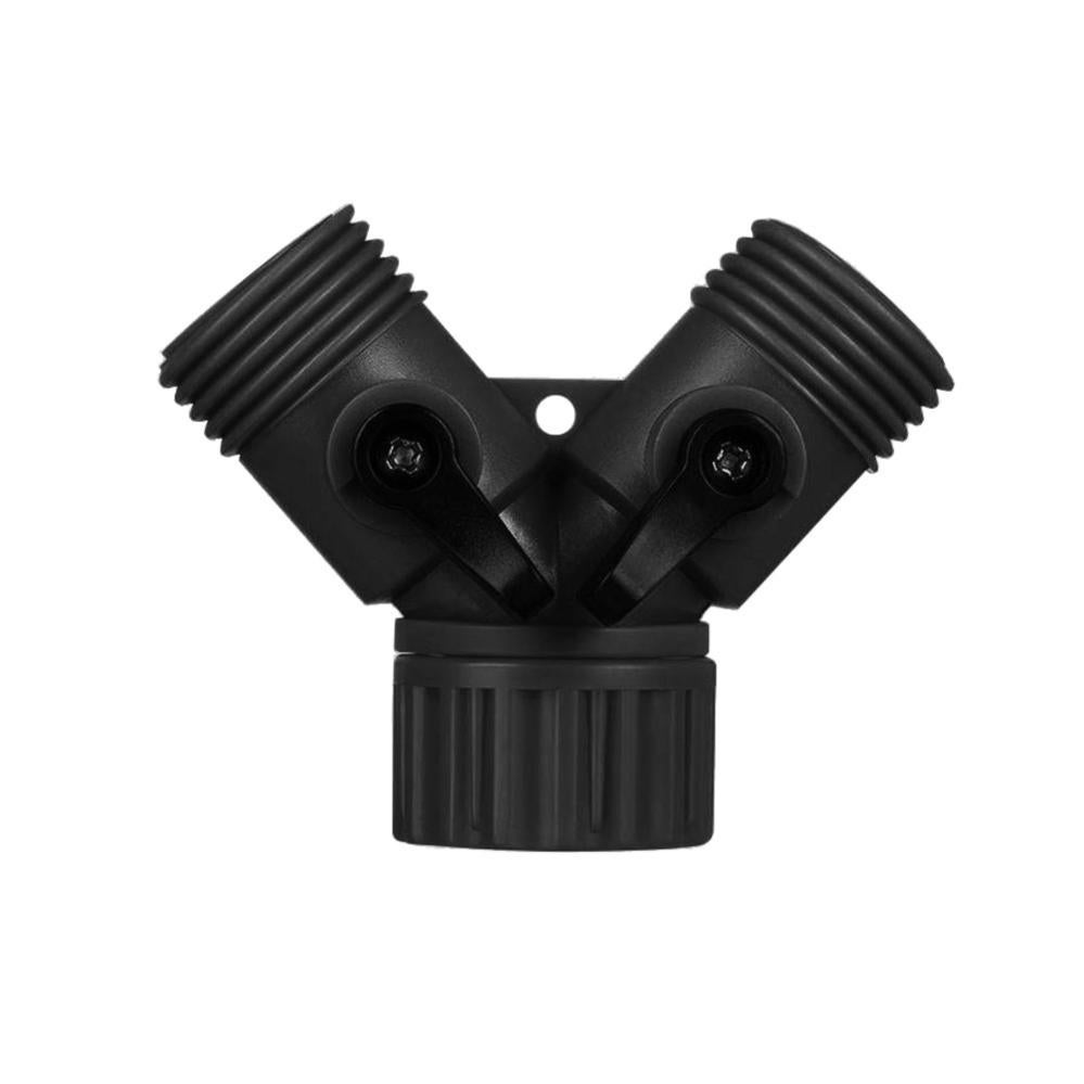 Raccord en Y pour flexible 3/4 2 voies avec vannes d'arrêt noires. | Offre exclusive | Leroy Merlin