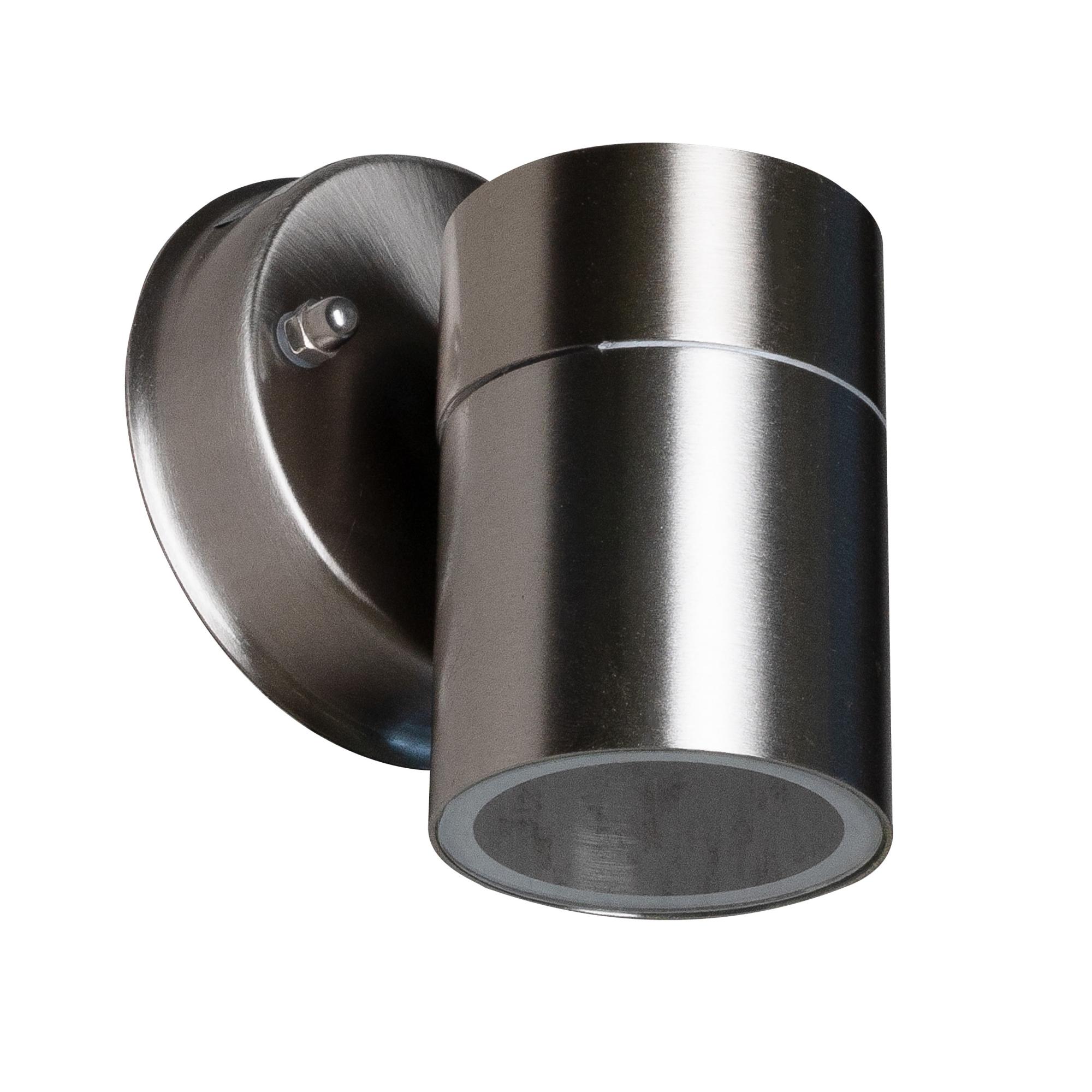 Aplique de pared exterior acero inoxidable - 1 foco GU10 para LED y ...