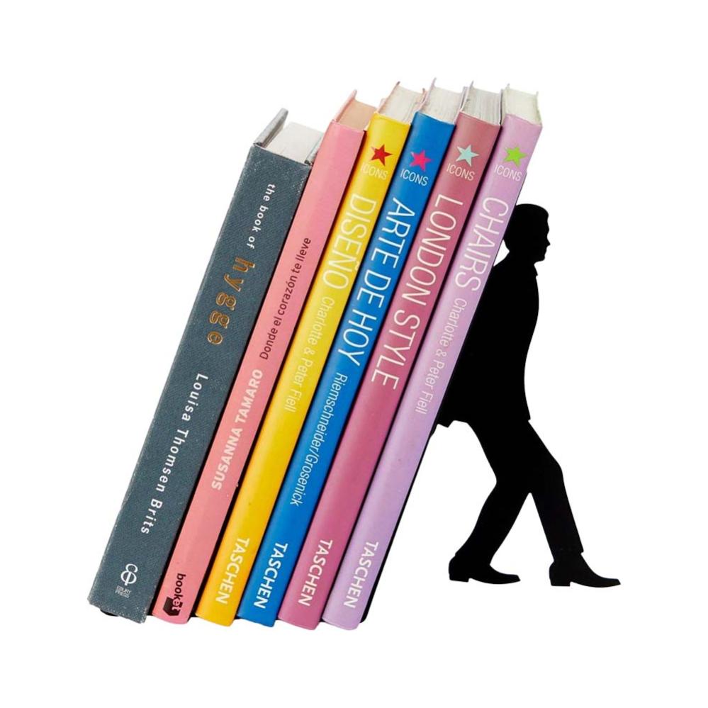 Serre-livres en métal noir Too Many Books Balvi | Leroy Merlin