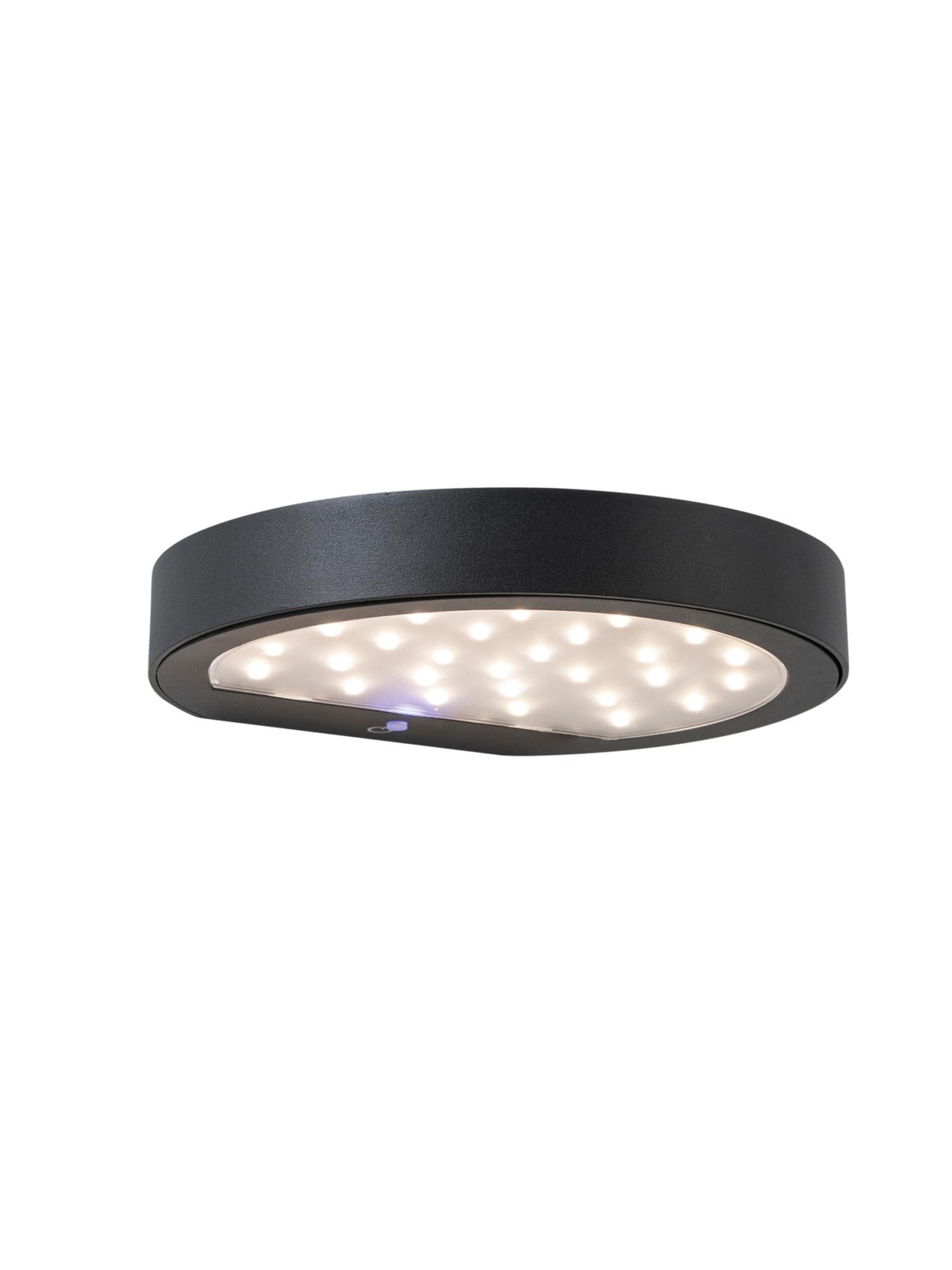 Aplique de Pared Nap Solar Antracita Con Batería Led 2.2w IP54 | Leroy ...