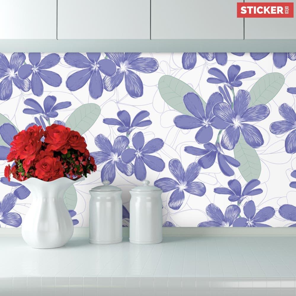 Crédence Adhésive Violette - 300 x 40 cm | Leroy Merlin