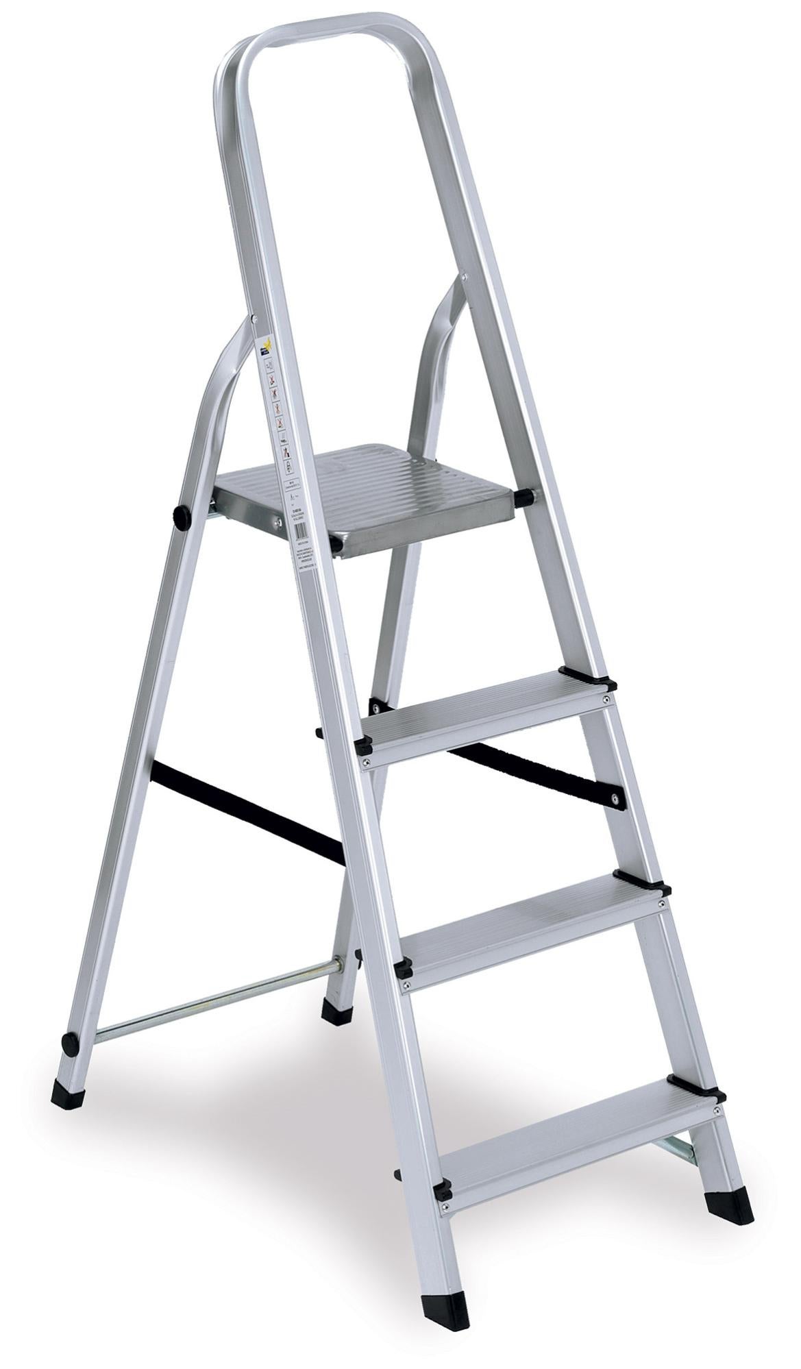 Scaletto Sgabello Richiudibile in Alluminio 4 Gradini Fadi Everest ...