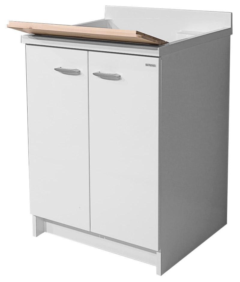 Mobile Lavatoio 60x60x85cm 2 Ante Asse in Legno Montegrappa Marella ...