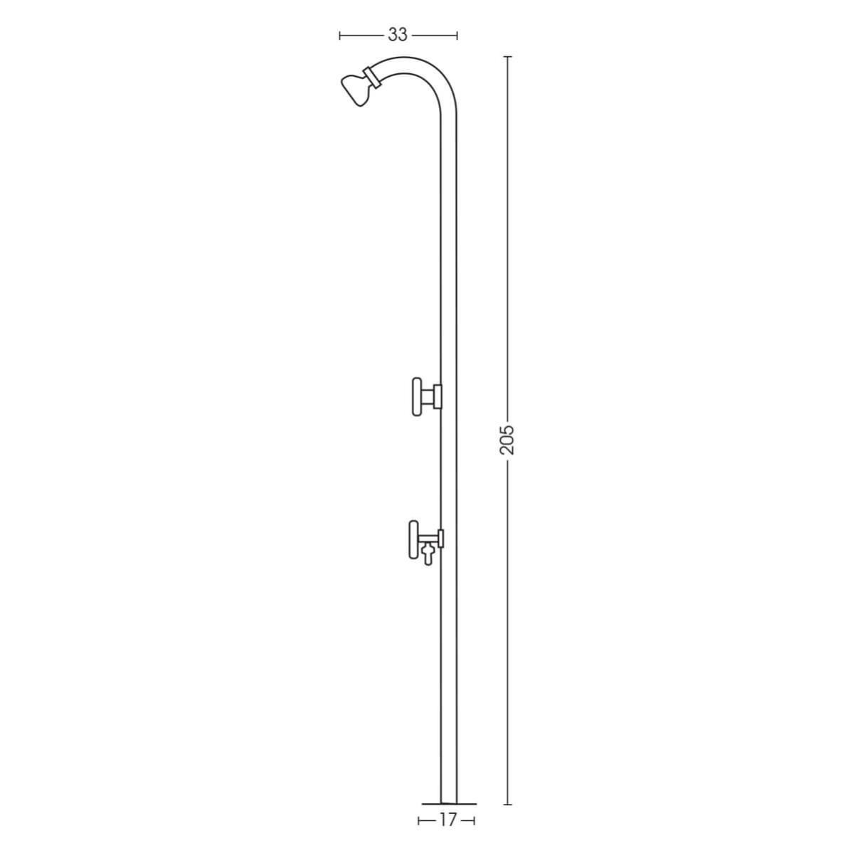 Doccia da Giardino con Miscelatore Belfer 42D4 Verde | Leroy Merlin