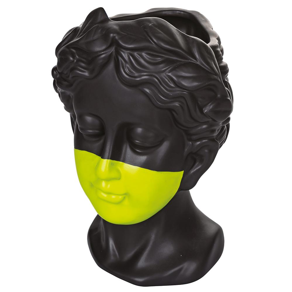 Vaso a Forma di Viso 14x15x21 cm in Dolomite VdE Tivoli 1996 Vis a Vis | Leroy Merlin