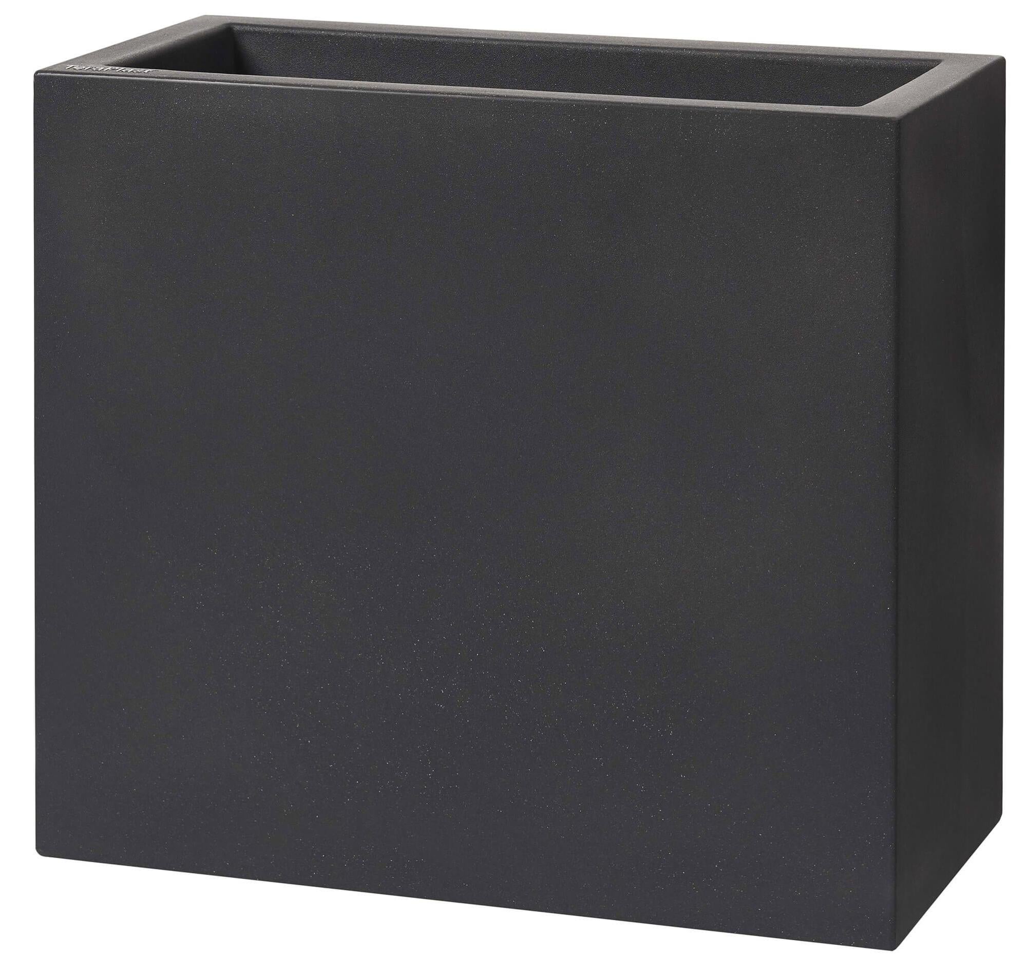 Vaso 79x39x70 cm in Polietilene Schio Tower 80 Antracite | Leroy Merlin