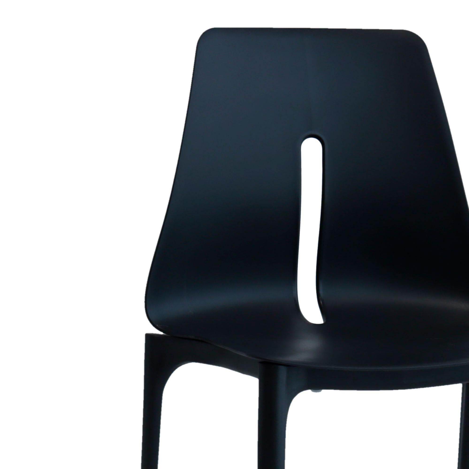 Sedia Lagos in Polipropilene Antracite | Leroy Merlin