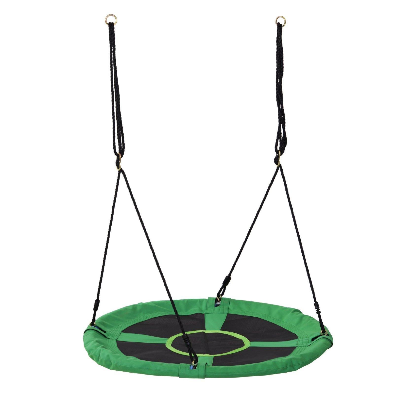 Altalena da Giardino per Bambini a Nido Verde e Nero Ø100 cm | Leroy Merlin