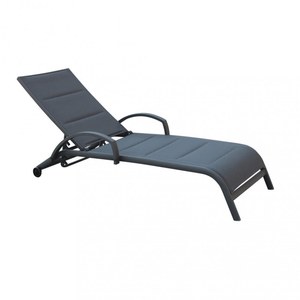 Lettino Prendisole da Giardino Malaga Impilabili 196,5x71x92,5 h cm in ...