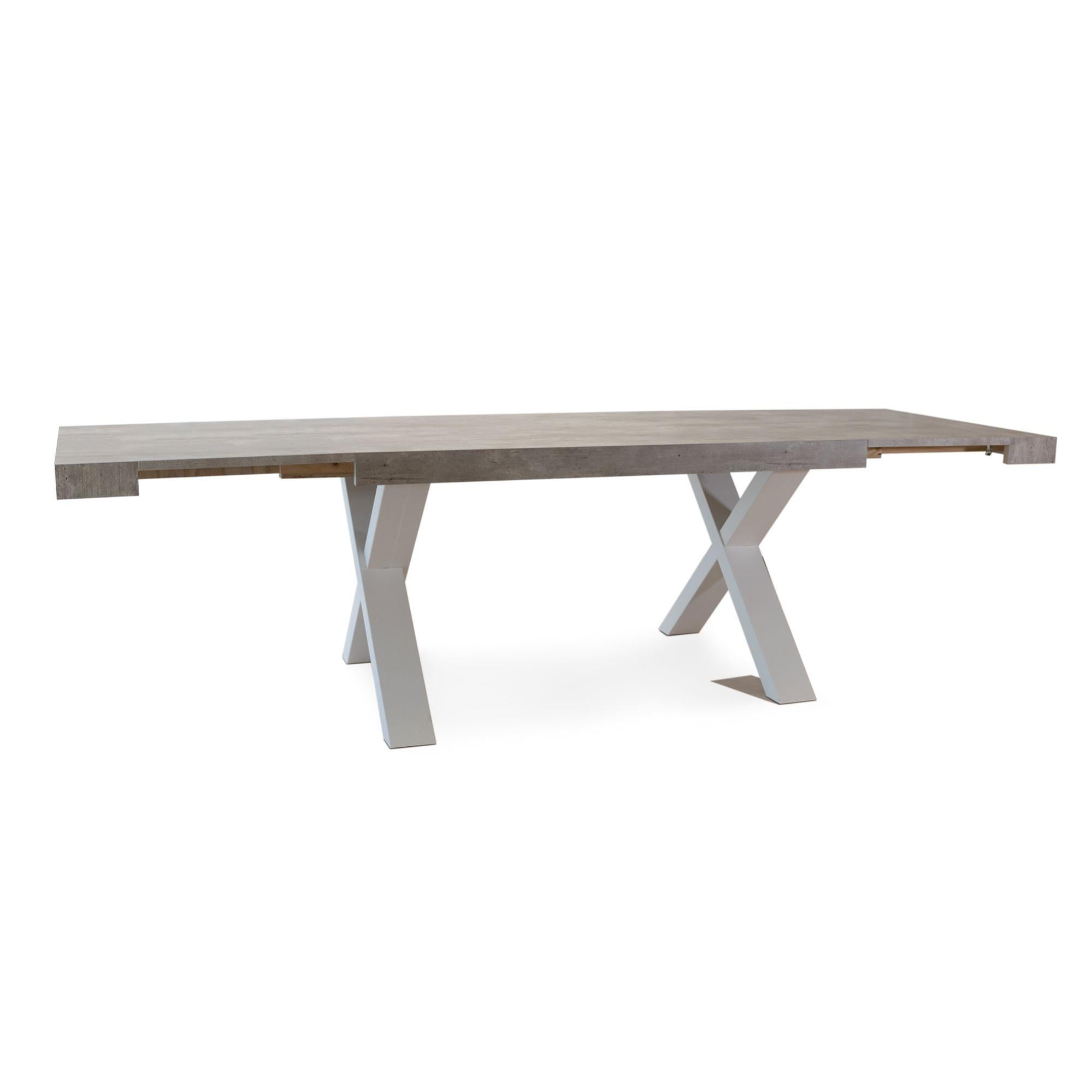 Tavolo Xilon Cemento 180 260x90x76 Gambe Antracite | Leroy Merlin
