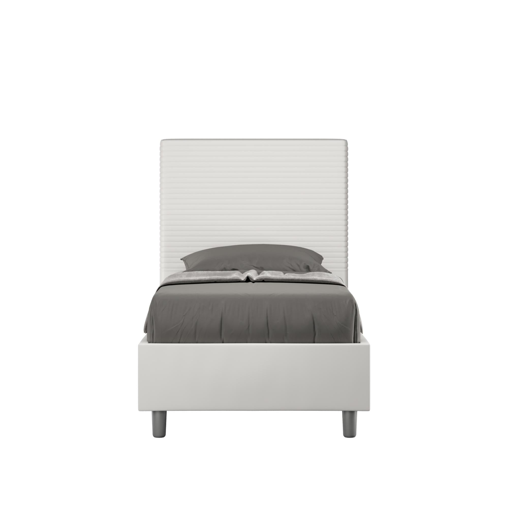 Letto Singolo 80x200 cm con Rete Focus Bianco | Leroy Merlin