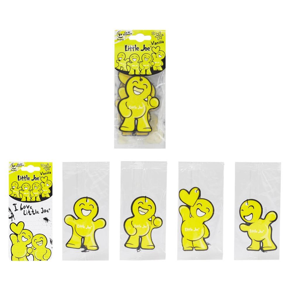 PACK4PZ.DEO LITTLE JOE PAPER YEL.VANILLA | Leroy Merlin