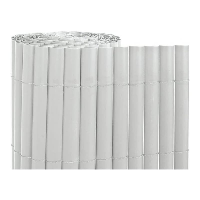 CAÑIZO de OCULTACIÓN blanco PVC 2 x 5 m, para jardines, terrazas y balcones. | Leroy Merlin