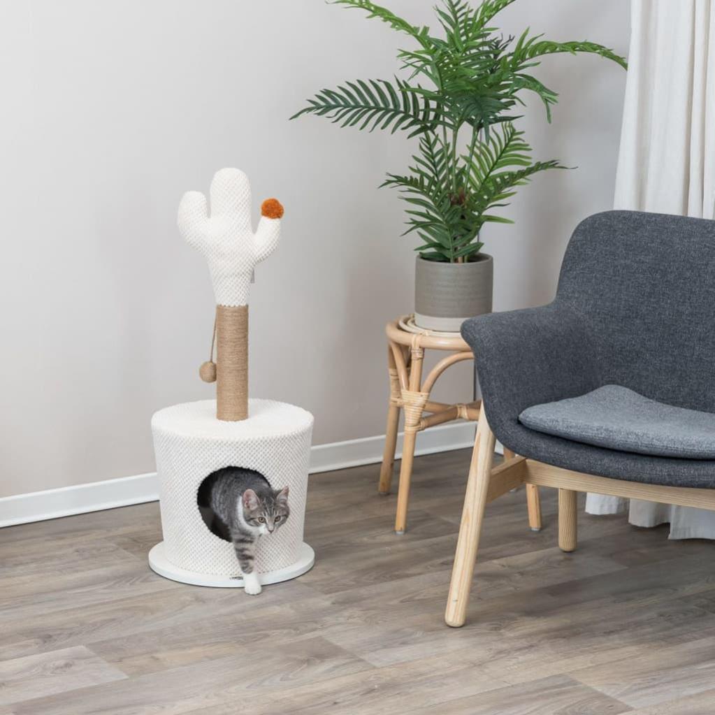 TRIXIE Nicchia per Gatti con Cactus 36x84 cm Crema | Leroy Merlin
