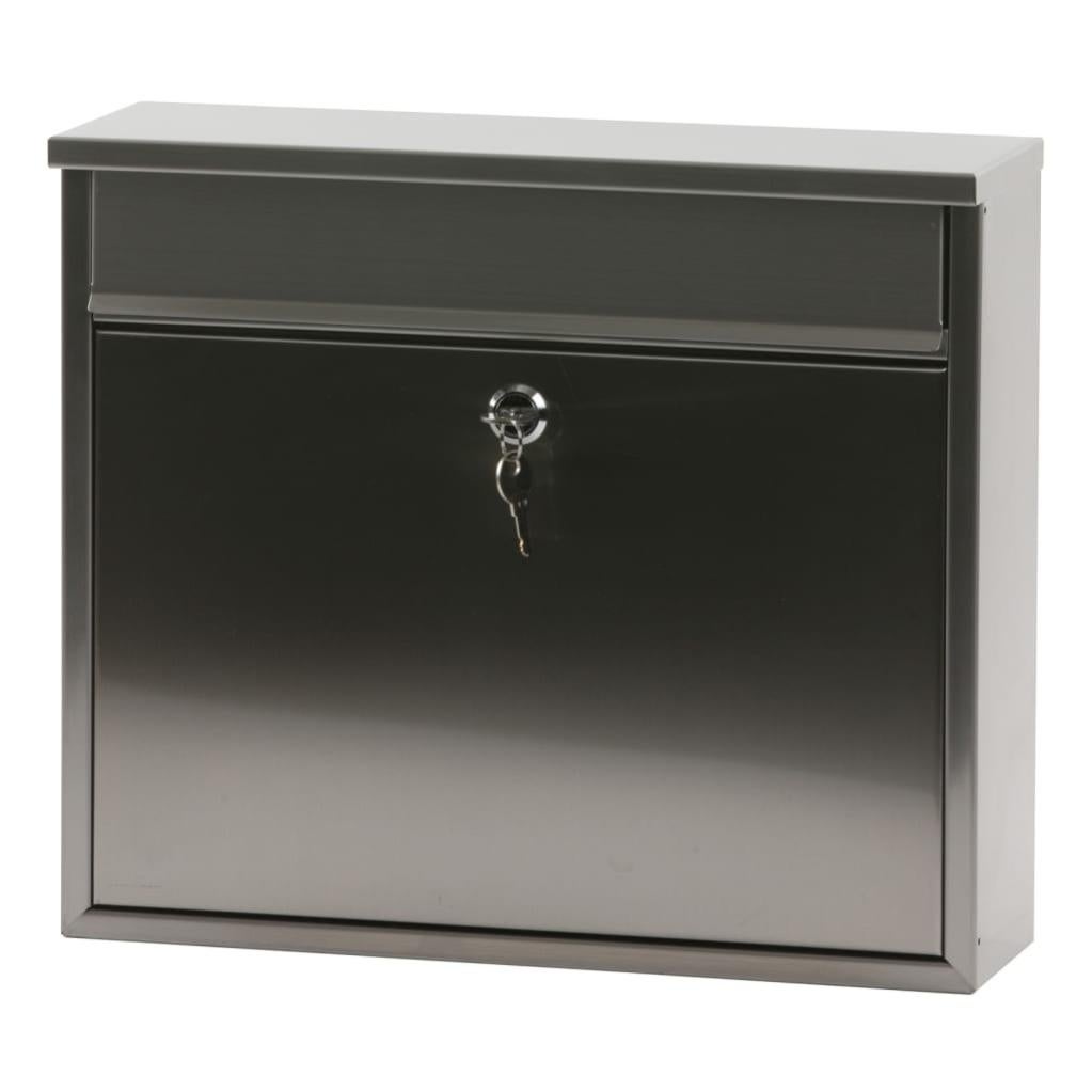 V-Part Buzón Granadan acero inoxidable mate | Leroy Merlin