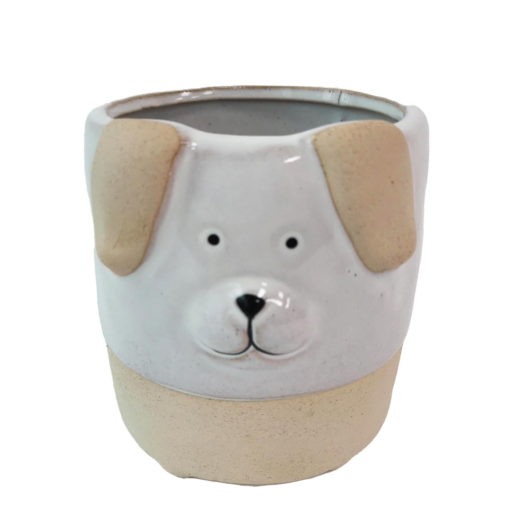 Set 3 Vasi Muso Cane Ø 12x H 12 cm | Leroy Merlin