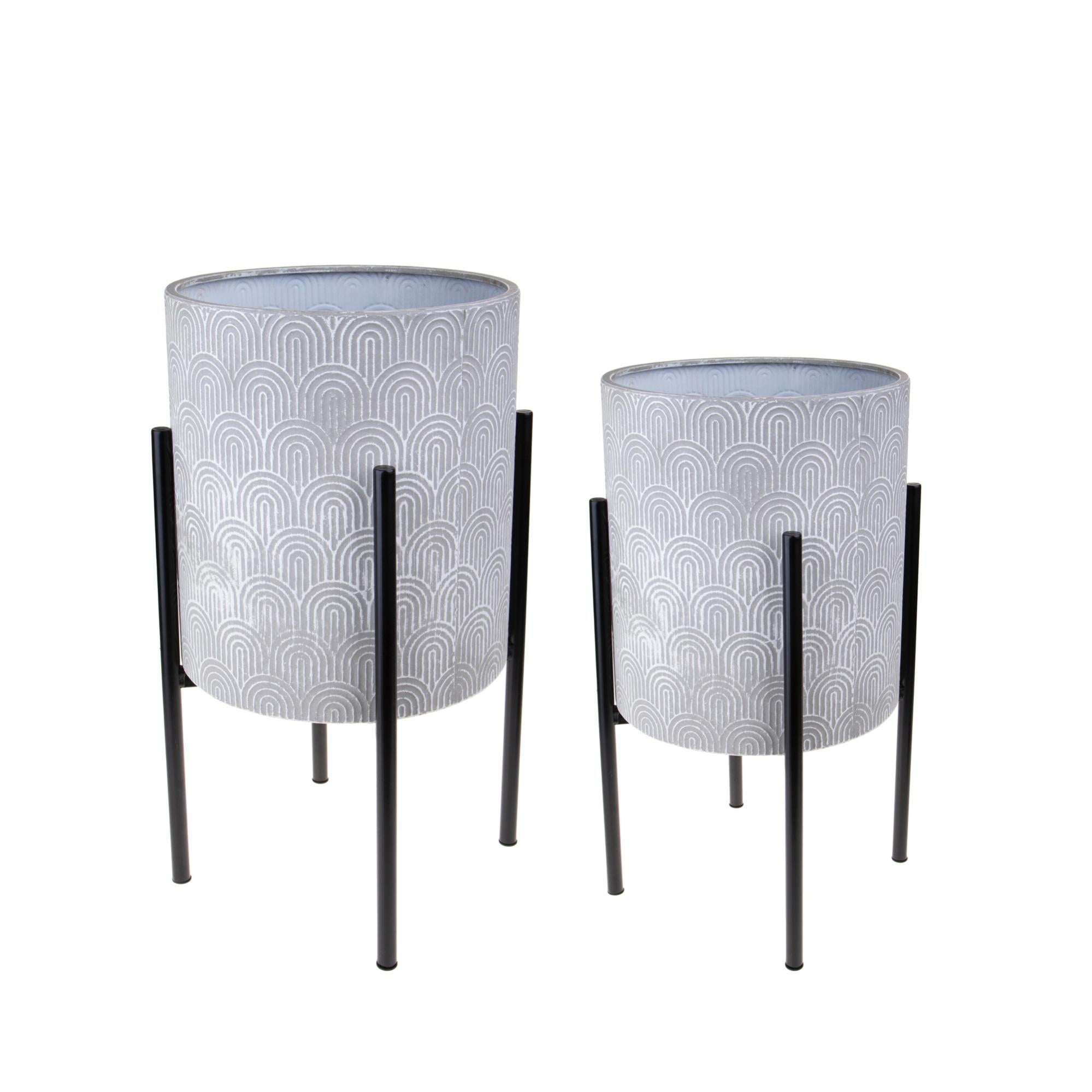 Set 2 Vasi in Ferro con Alz 31x58 cm | Leroy Merlin