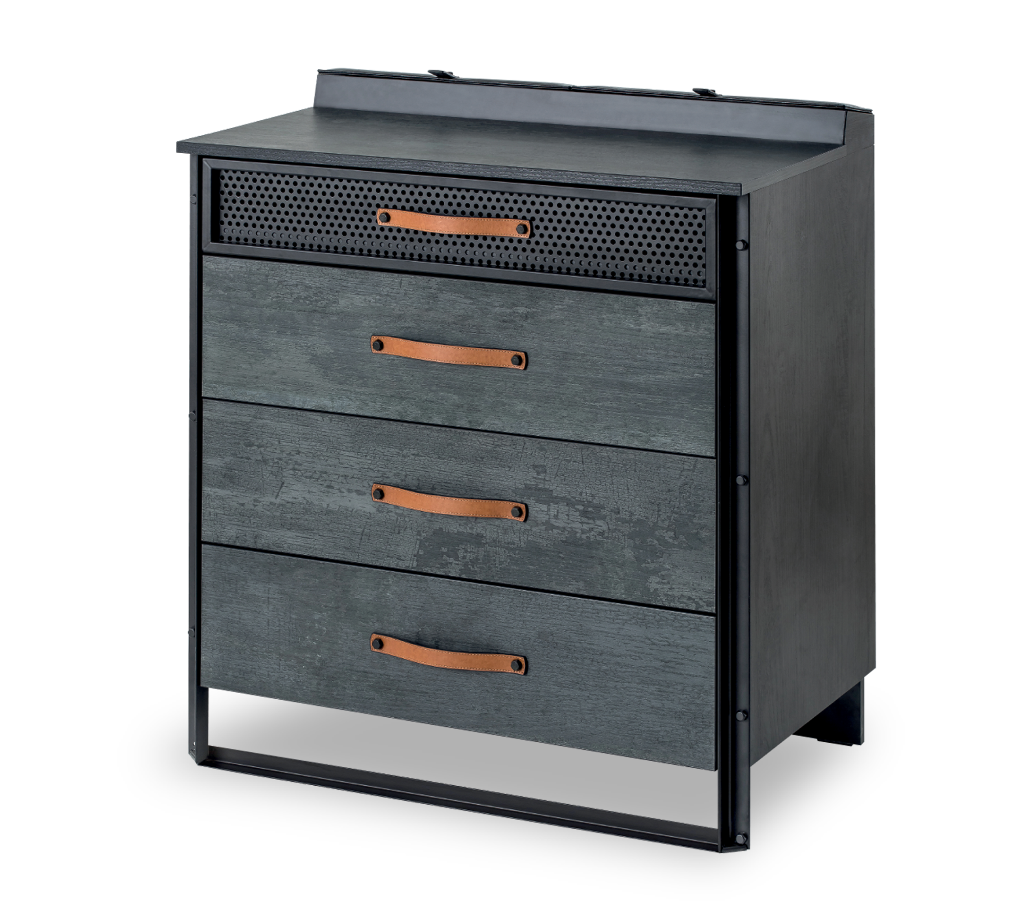 Commode en métal foncé | Leroy Merlin