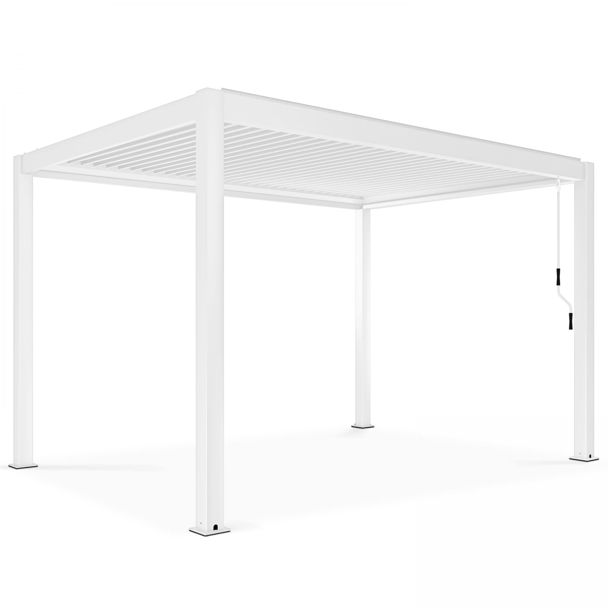 Pergola bioclimatica autoportante bianca 3x4m | Leroy Merlin