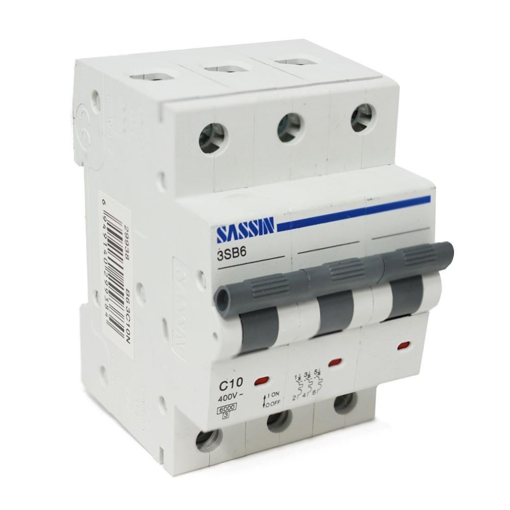 Interruptor automático magnetotérmico 3SB6 4 polos 50A C Curve 6kA | Leroy Merlin