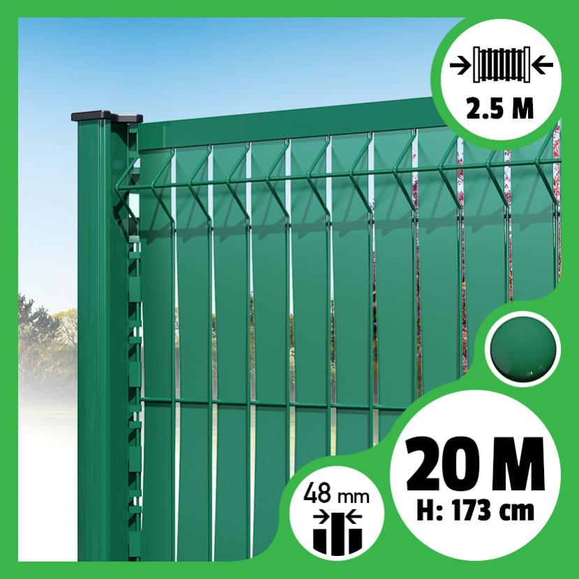Lamelles PVC Brise-vue Kit 50m Occultation Lattes Aluminium Pour ...