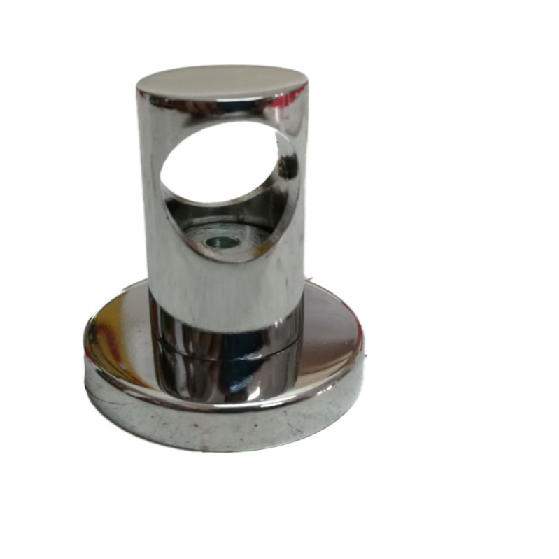 N°1 Supporto a soffitto per bastone diametro 20mm colore Cromato ...