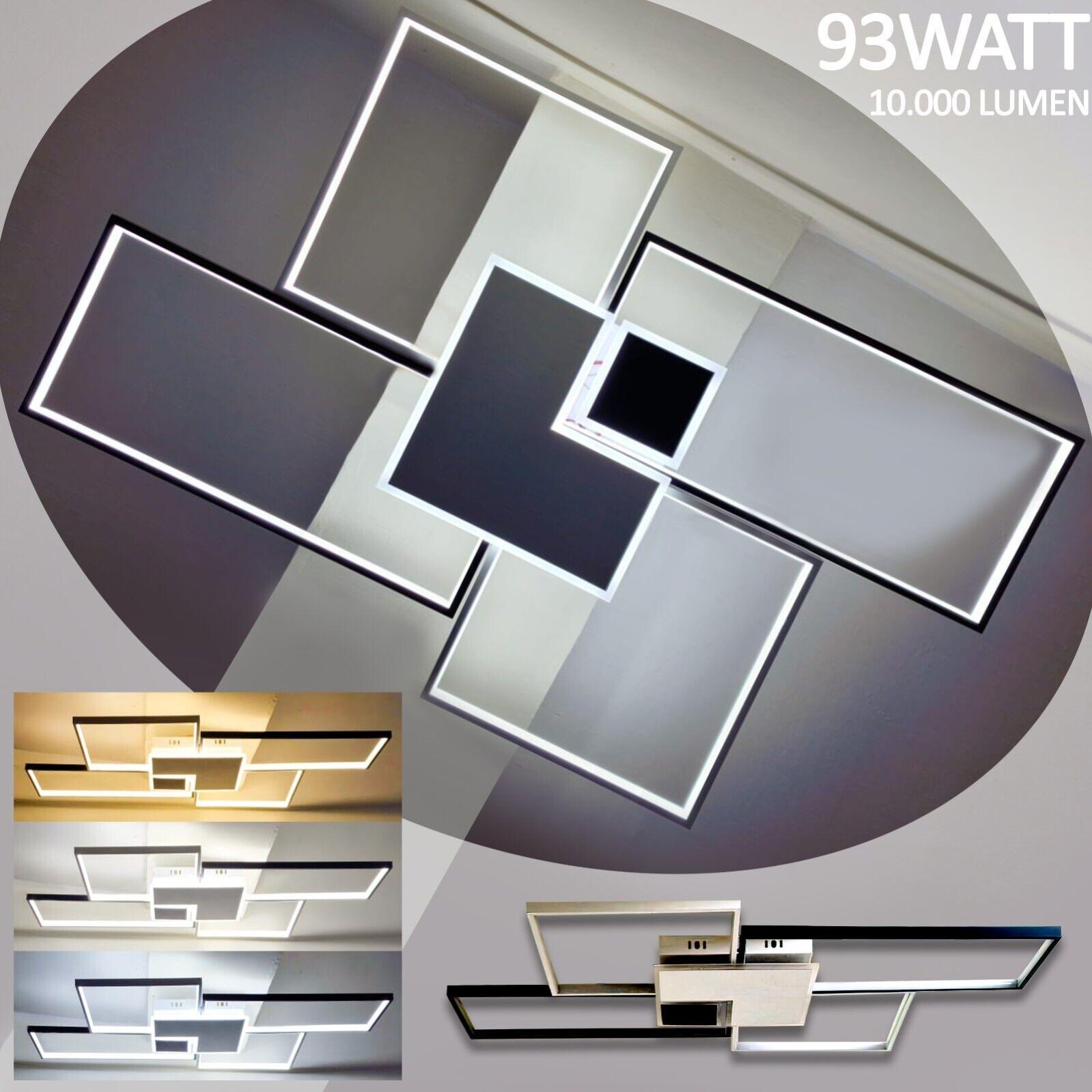 Lampadario da soffitto moderno a led per soggiorno basso consumo dimmer luminoso - 93 Watt ...