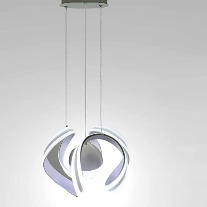 Lampadario a led design moderno con fasce metalliche | Leroy Merlin