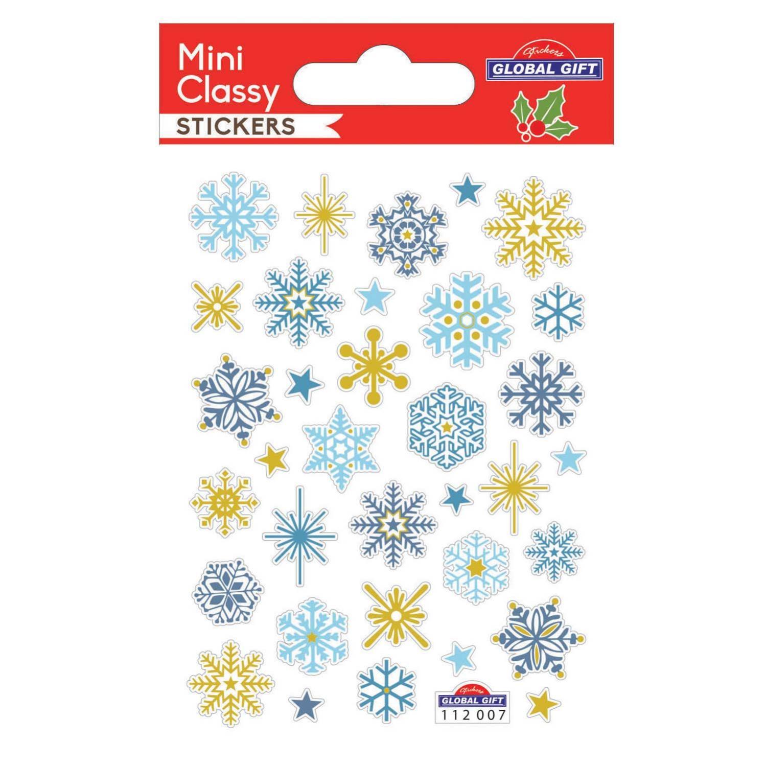 Stickers Noël - Flocons de neige - Global Gift | Leroy Merlin