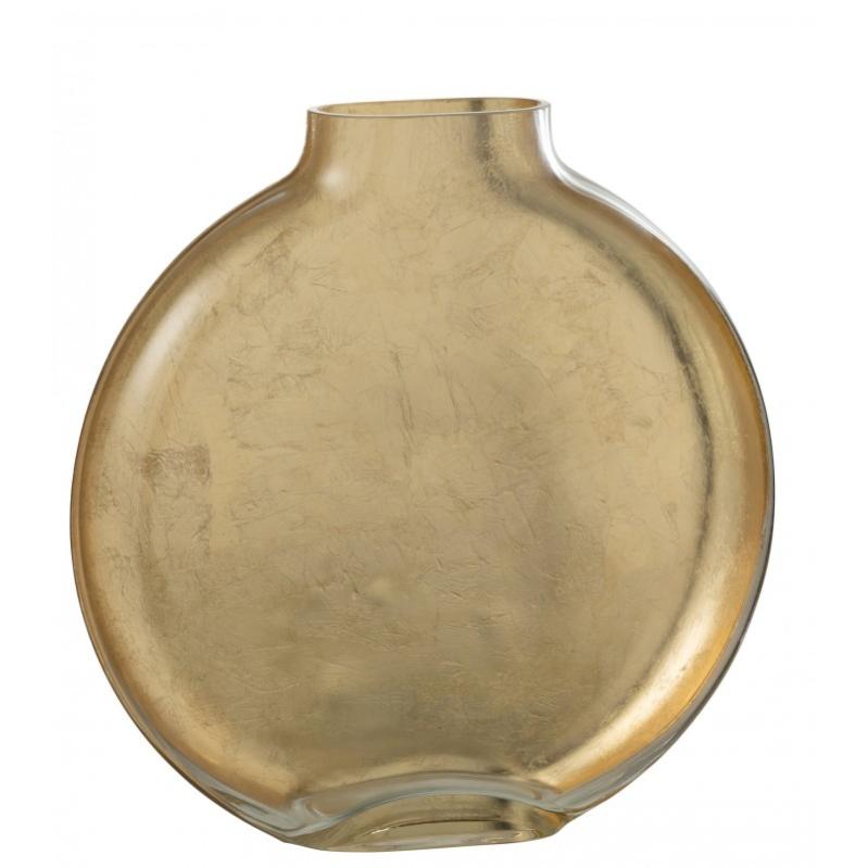 Vase plat en verre transparent 24x5x26 cm | Leroy Merlin