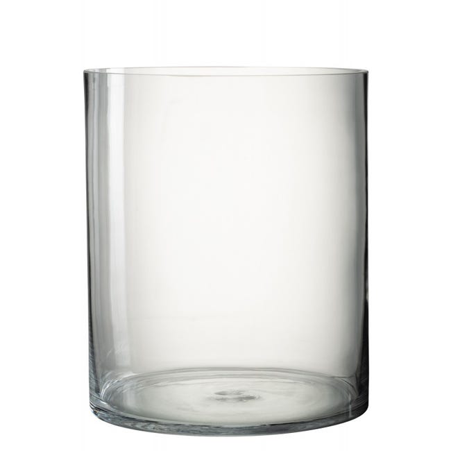 Vase cylindrique en verre transparent 25x25x30 cm | Leroy Merlin Vase cylindrique en verre transparent 25x25x30 cm | Leroy Merlin