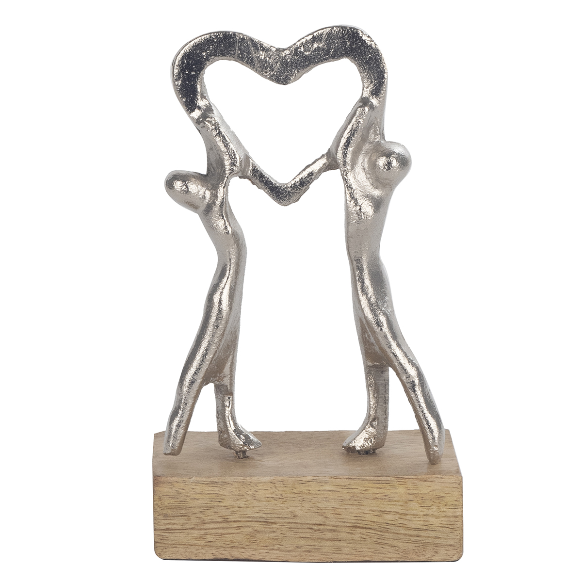 ORIGEN Home Decor - Figura pareja corazon Figuras | Varios Plateado ...
