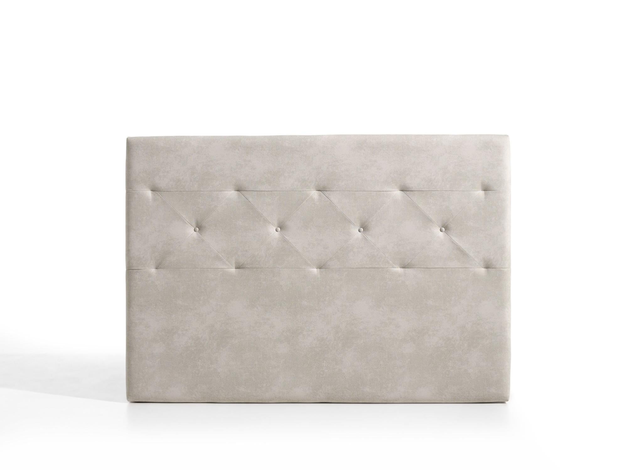 Zafiro Testata Letto 110 Tessuto Bianco Sporco 115X115X8. | Leroy Merlin