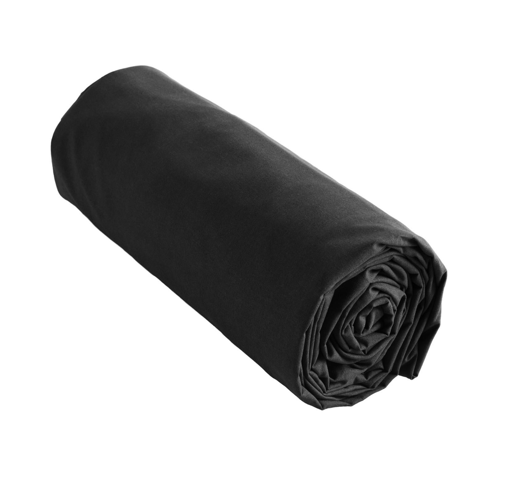 Drap housse ambre noir 140 x 190 cm | Leroy Merlin
