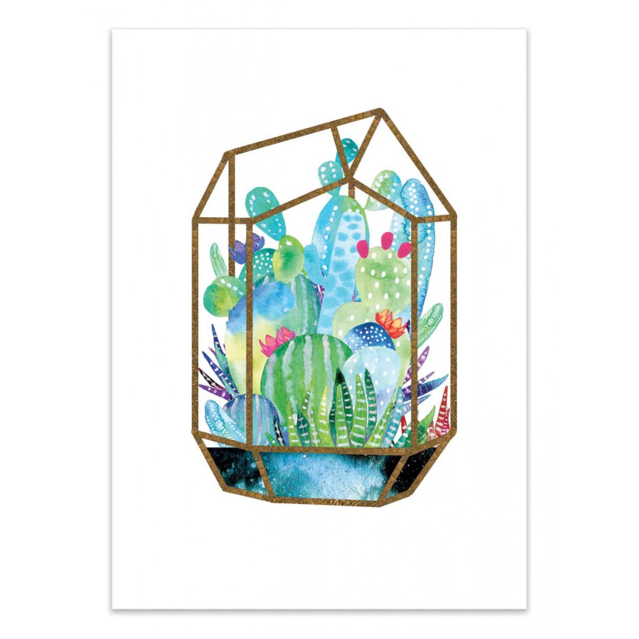 Art-Poster - Aqua Terrarium - Amaya Brydon - 50 x 70 cm | Leroy Merlin