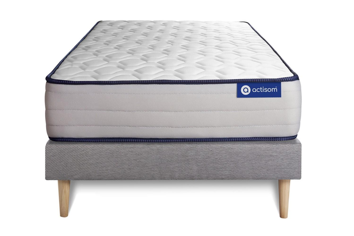 Ensemble matelas 80 x 190 cm Actilatex form - Latex et mémoire de forme - Ep. 22 cm - Ferme ...