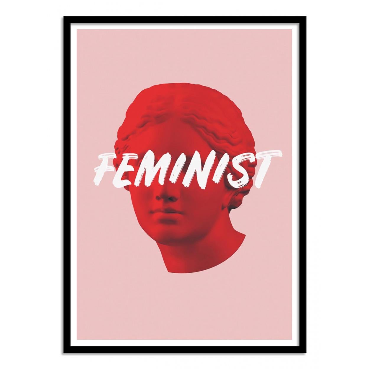 Art-Poster - Venus Feminist - Ruby and B - avec cadre noir 50 x 70 cm | Leroy Merlin