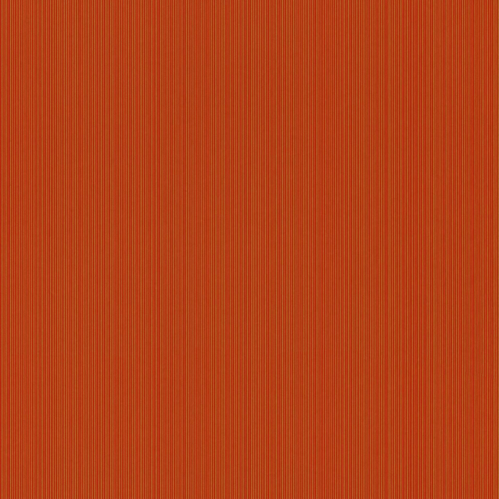Papier peint à rayures rouge fines Tapisserie intissée unie rouge ...