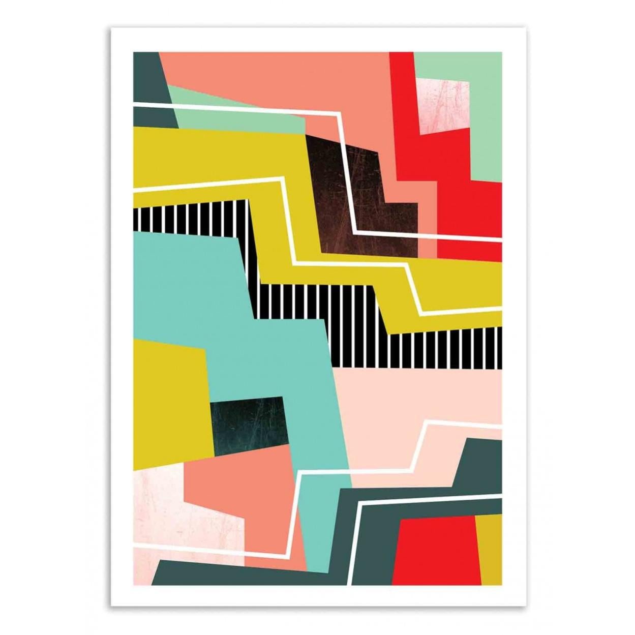 Art-Poster - Colorblock - Susana Paz - 50 x 70 cm | Leroy Merlin