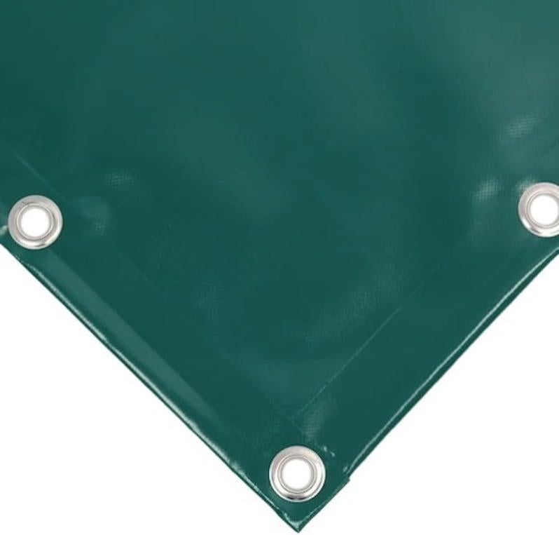Telo PVC Impermeabile Verde | Telone Occhiellato 650g/mq | Copertura ...